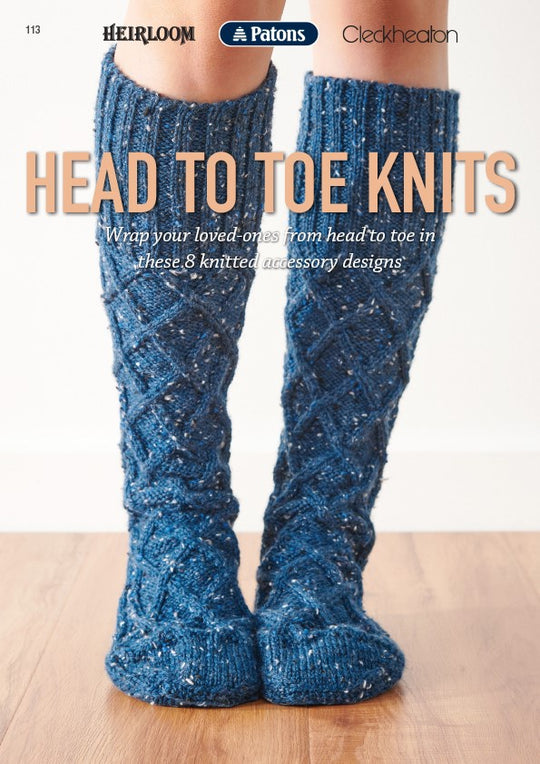 Patons Book 113 Head to Toe Knits. – The Wool Shop Rangiora